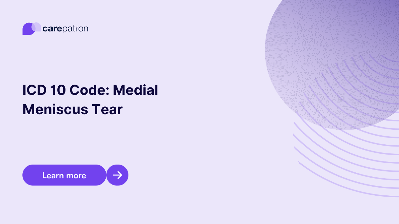 Medial Meniscus Tear ICD 10 CM Codes 2023